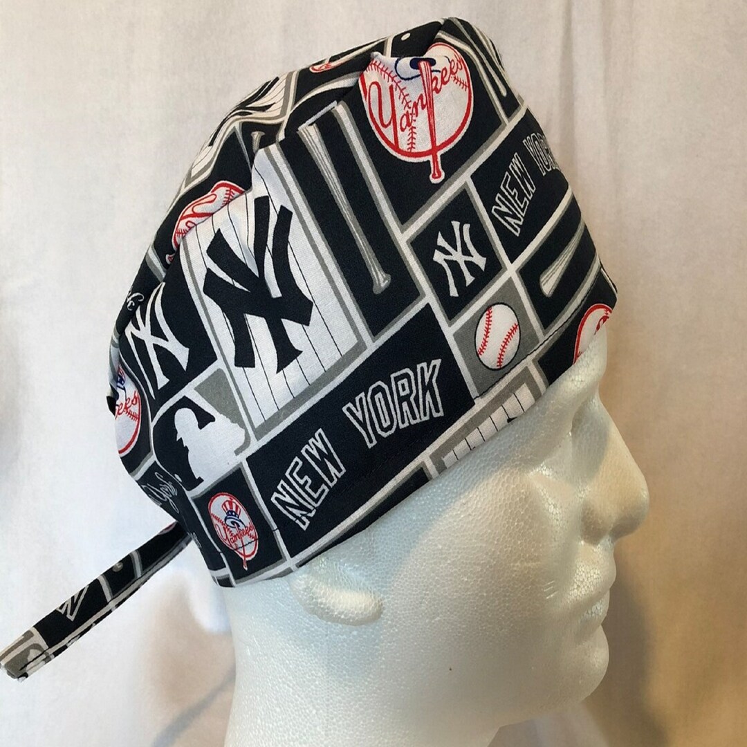 NY Yankees, Scrub Caps, Unisex, 3 Styles, Doctor, Nurse, Dentist, Vet ...