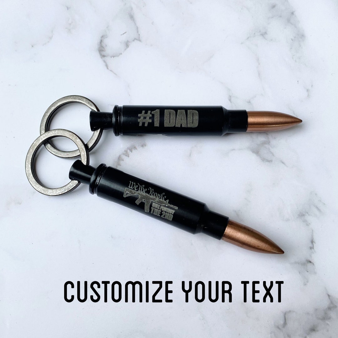 Customized Bullet Bottle Opener Keychain Fathers or Mothers Day ...