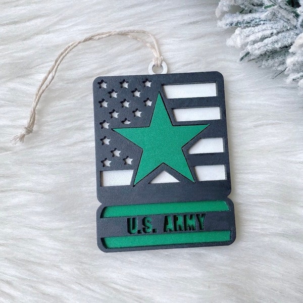 Army Christmas Ornament - Etsy