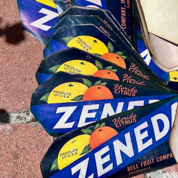 Citrus Crate Label - Etsy