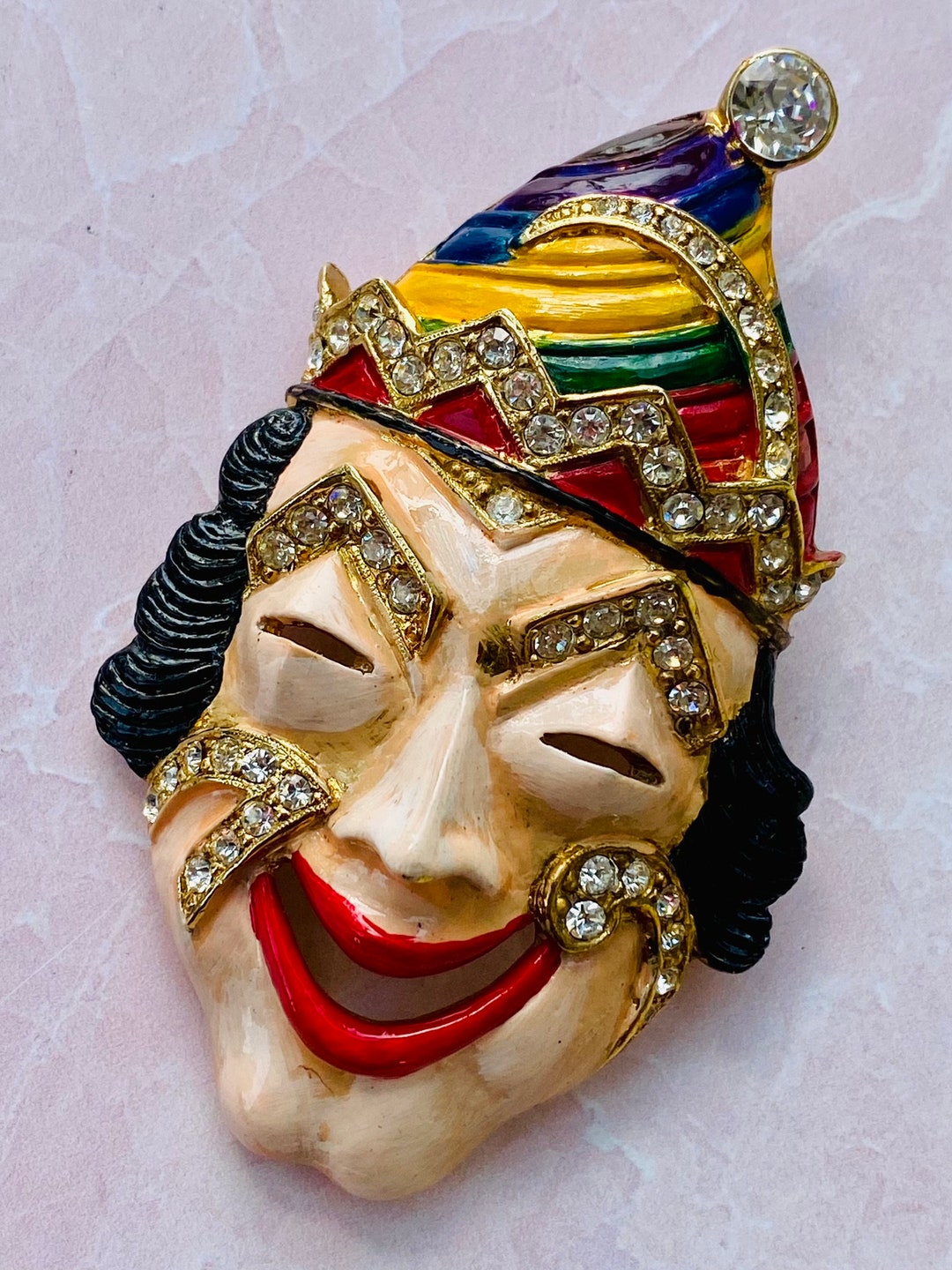 Gorgeous STARET Clown, Mask, Harlequin, Jester Recast, Copy, Replica ...