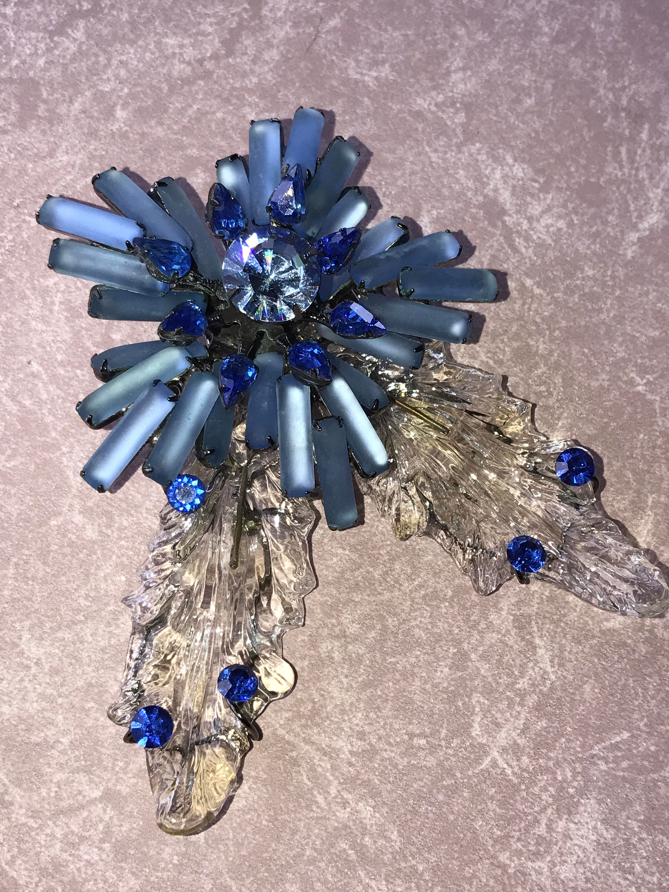 Lawrence VRBA Amazing Dimensional Flower Brooch