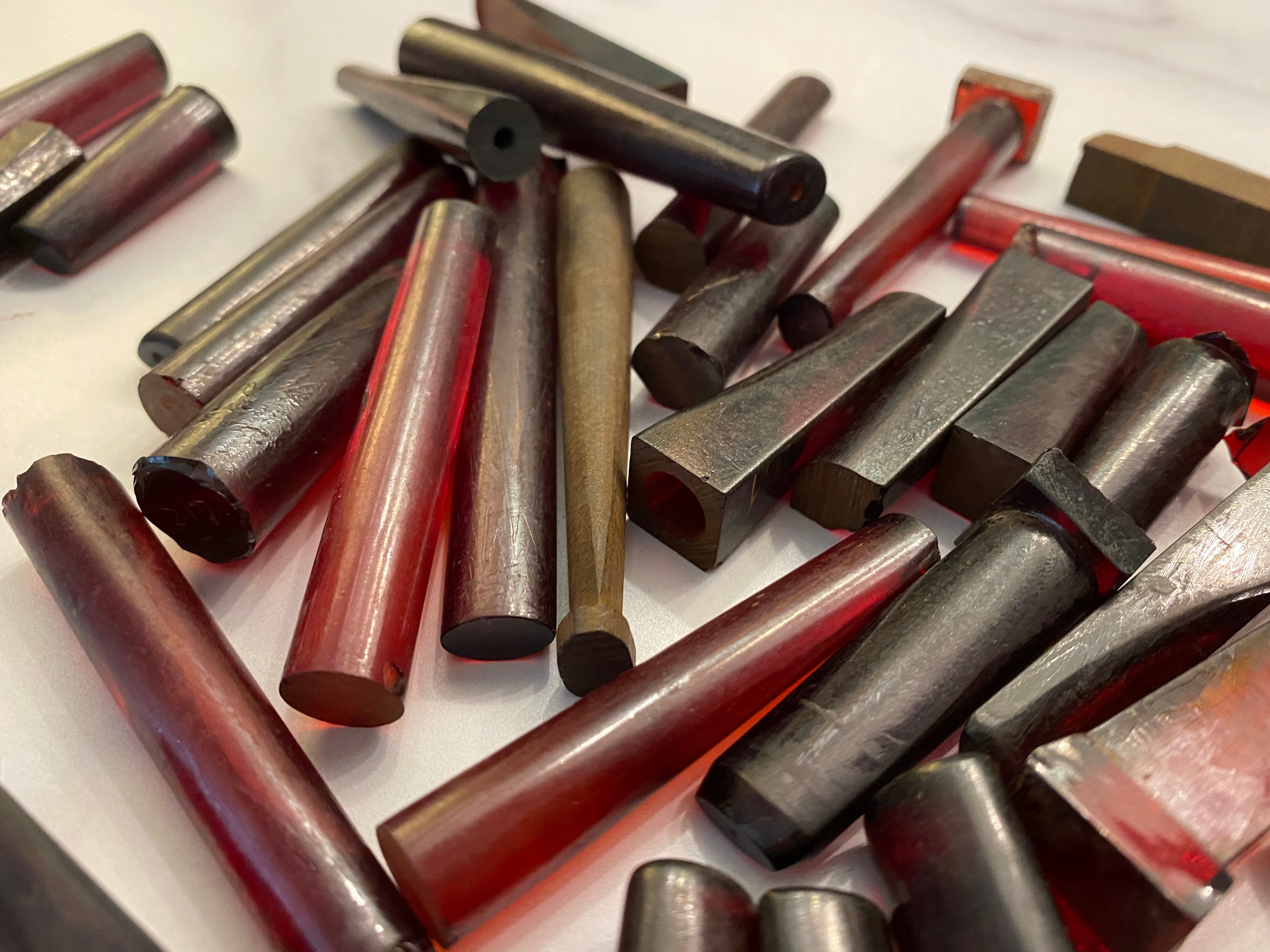 Fabulous Assortment of Vintage Bakelite new old stock Pipe stem rods ...