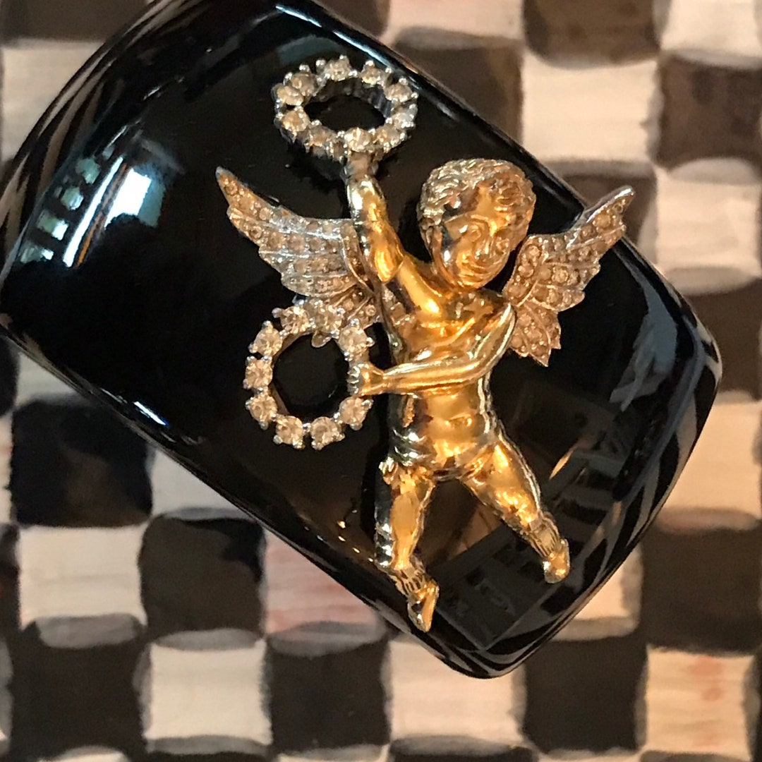 Diamonds and Rust Original Design Vintage Bracelet With Golden Boucher ...