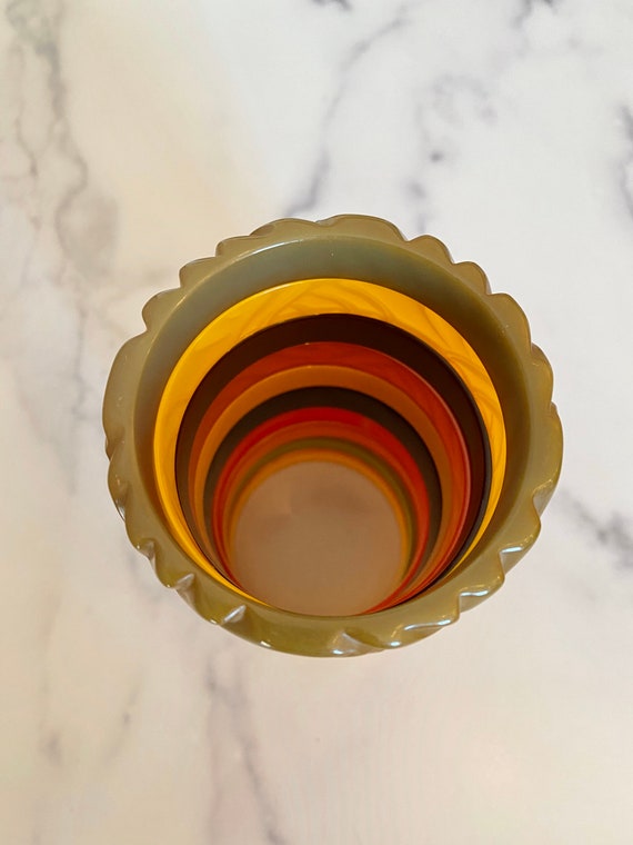 Vintage Bakelite VERY Rare Matched Set of 10 Hand Car… - Gem