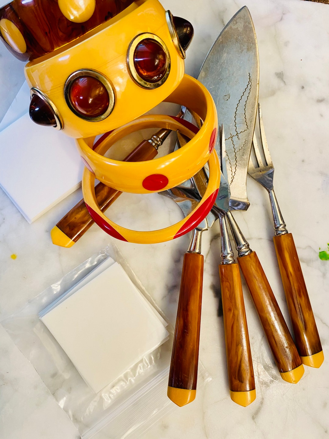 Bakers Dozen Bakelite Testing Pads to Test Jewelry, Buttons, Test All ...
