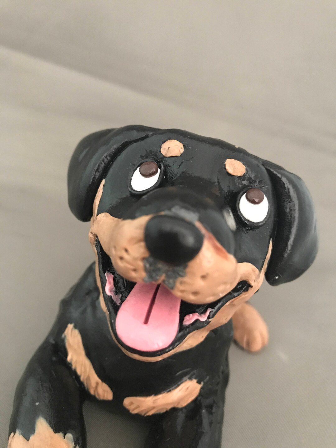 Rottweiler Dog Figurine - Etsy