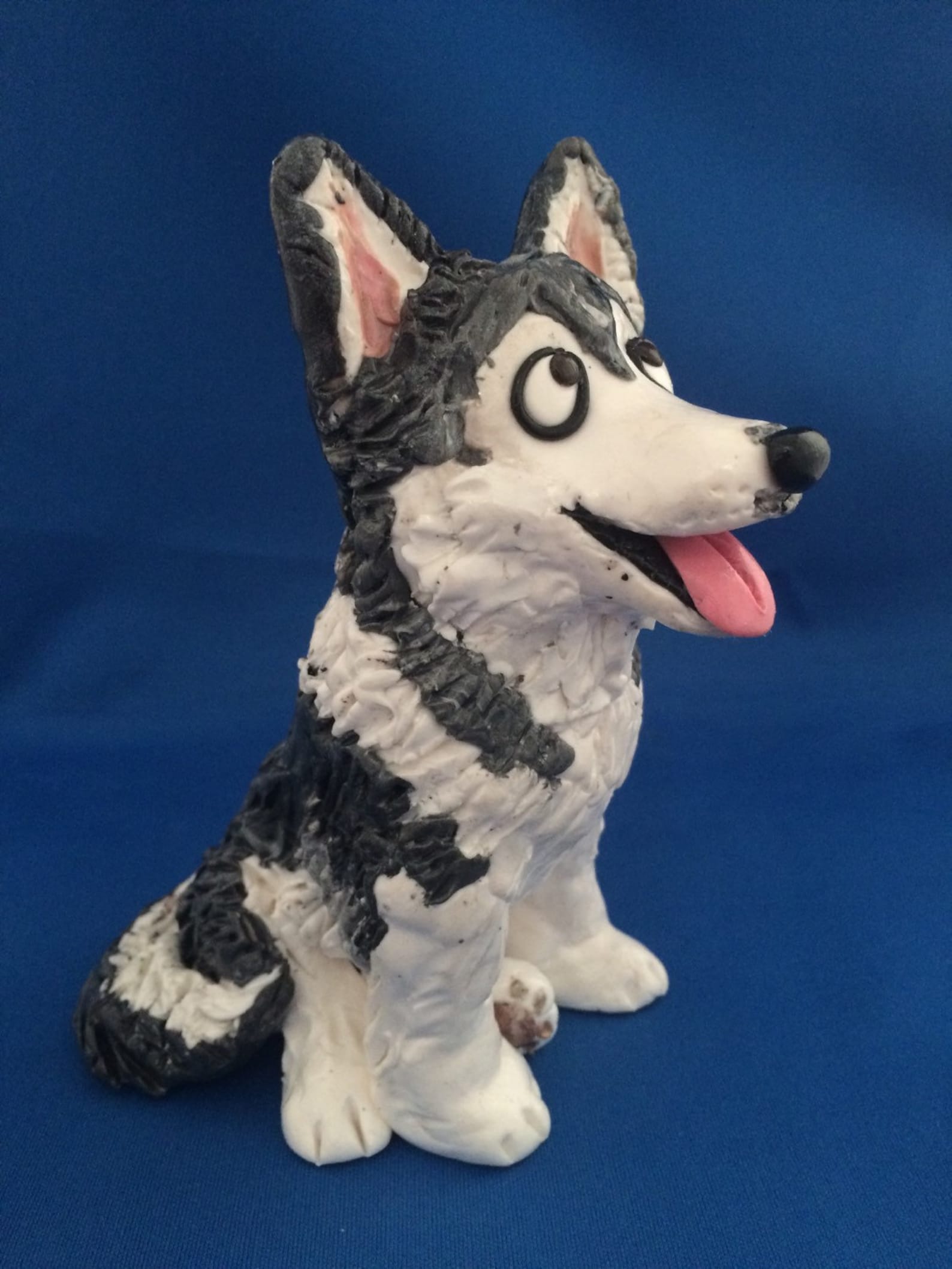 Siberian Husky Dog Figurine - Etsy