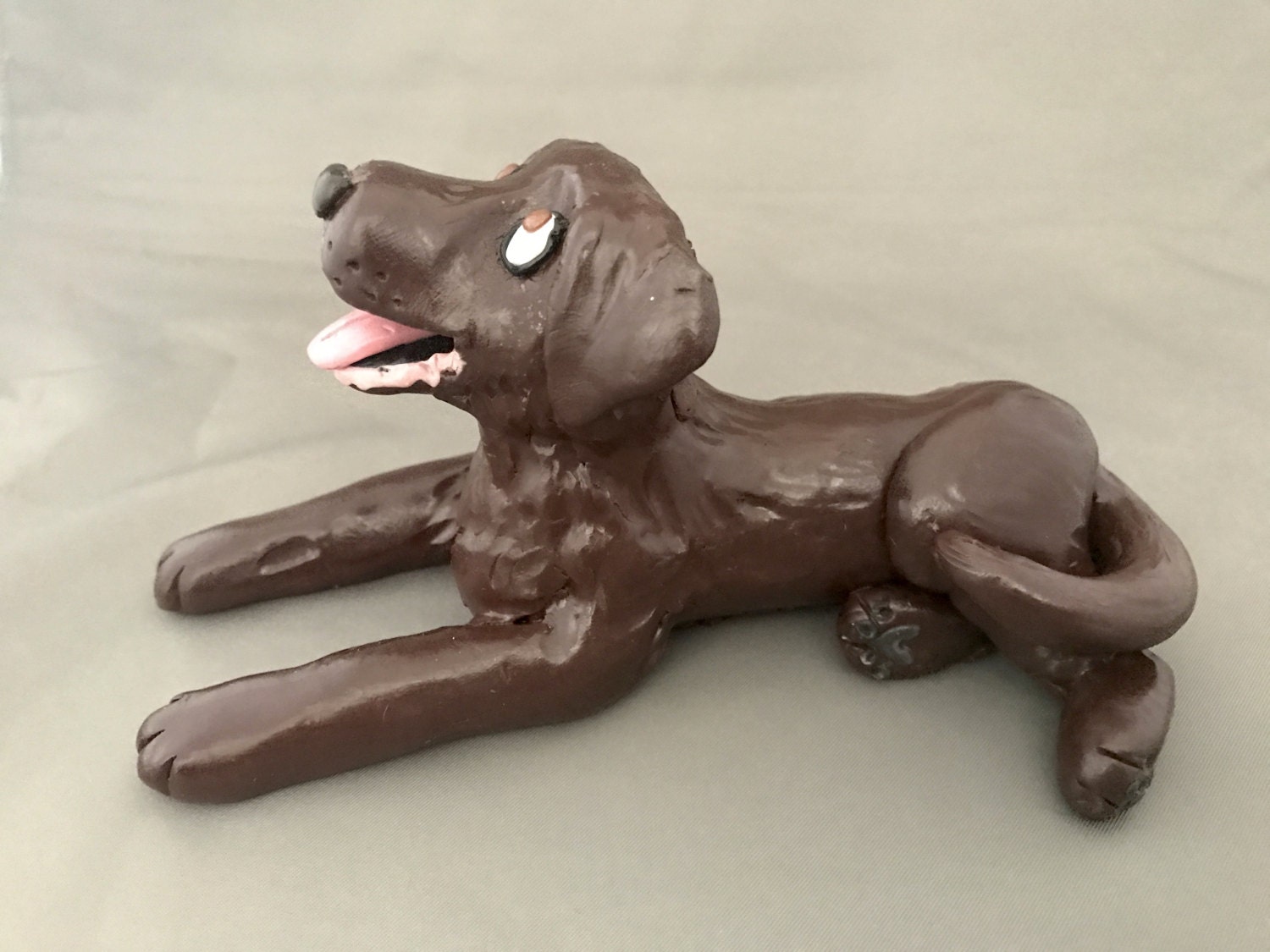 Chocolate Lab / Labrador Retriever Dog Figurine - Etsy