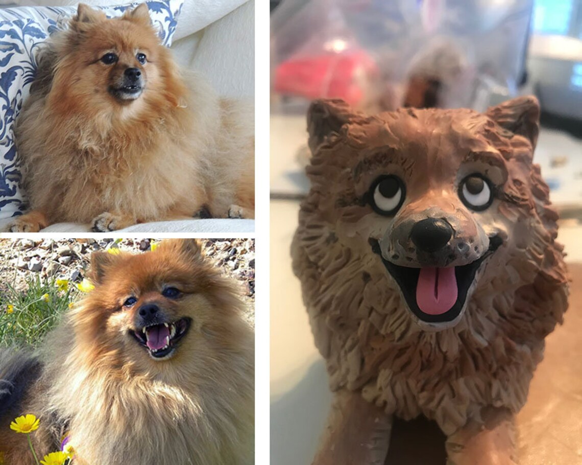 Custom dog figurine based on your dog | Etsy