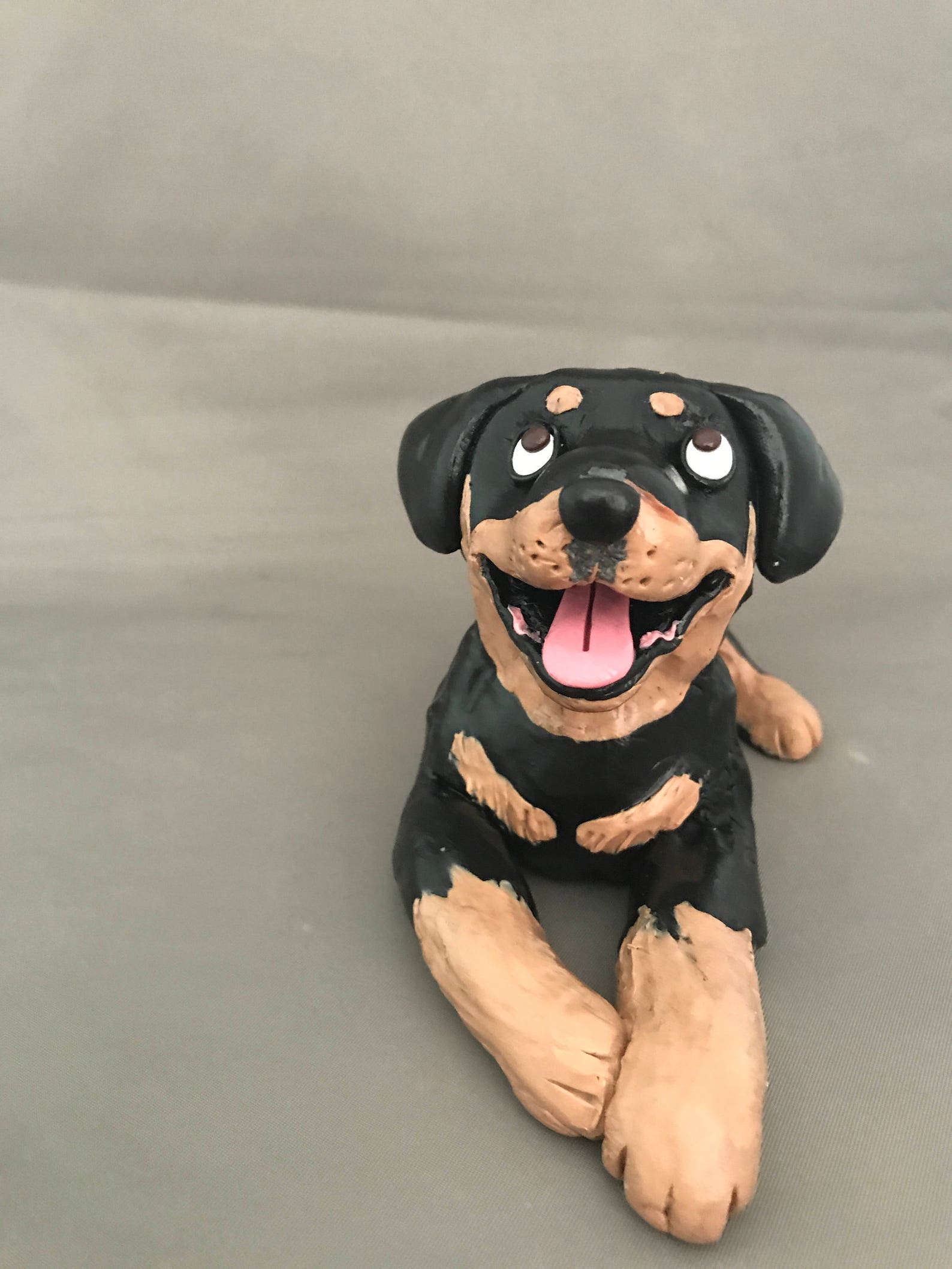 Rottweiler Dog Figurine - Etsy
