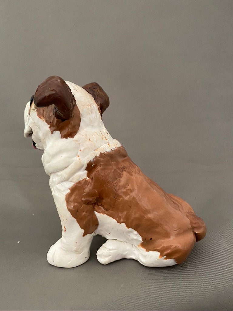 English bulldog dog figurine | Etsy