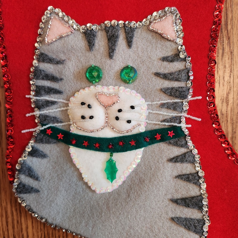 Cat Stocking - Etsy