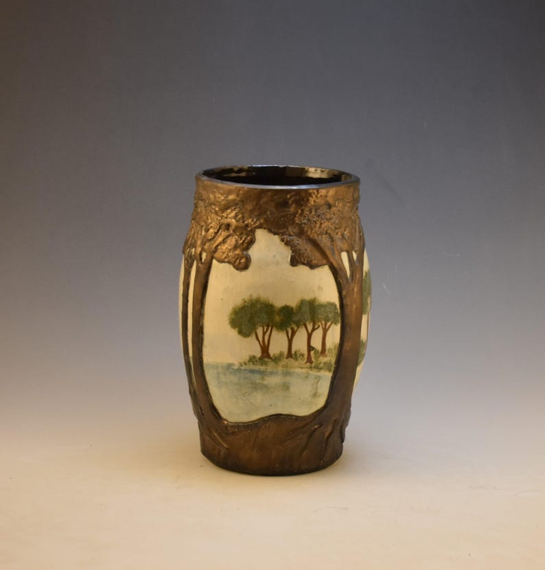 Craftsman Style Vase, Spring, by Hog Hill Pottery, Arts and Craft Style ...