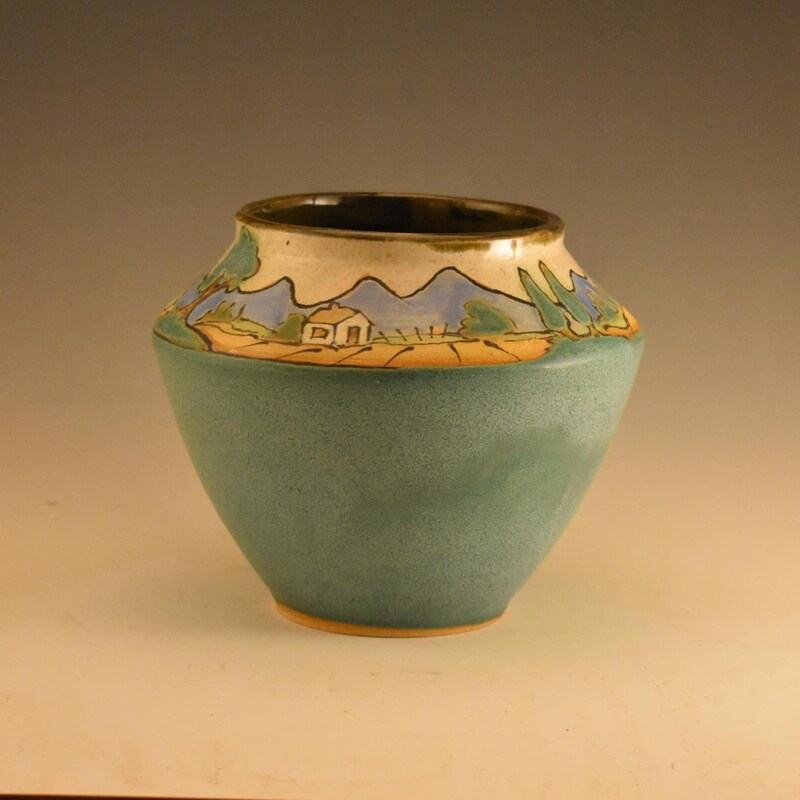 Mission Style Vase - Etsy