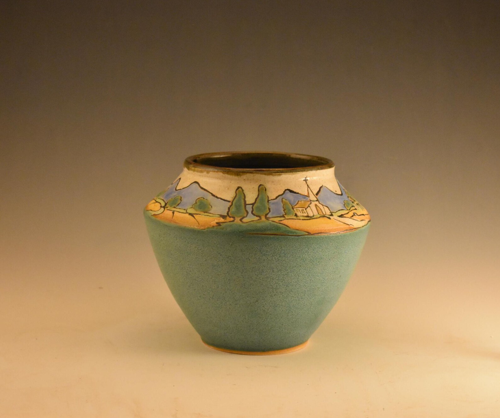 Craftsman Style Vase, Piedmont Jardiniere, by Hog Hill Pottery, Arts ...