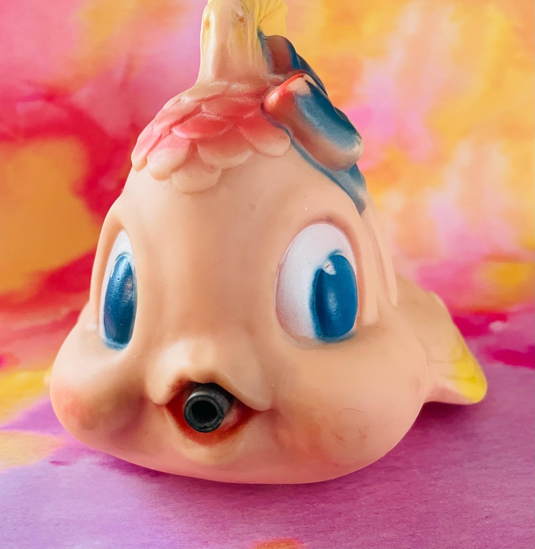 Vintage Sun Rubber Fish, Squeak Toy, Squeaky Fish, Fish Toy, Bath Toy ...