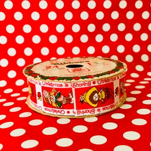 Vintage Strawberry Shortcake Ribbon, Strawberry Shortcake, Christmas ...