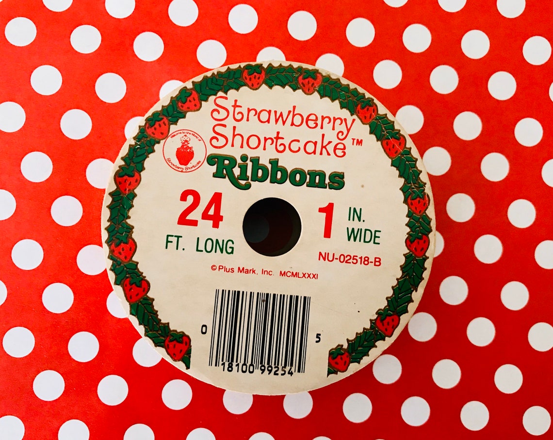 Vintage Strawberry Shortcake Ribbon Strawberry Shortcake - Etsy