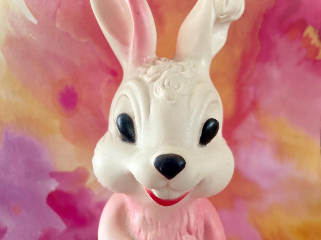 Squeaky Bunny Toy, Easter Bunny, Holland Hall Bunny Rabbit, Squeak Toy ...