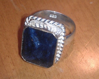 Dark Silver Ring | Etsy