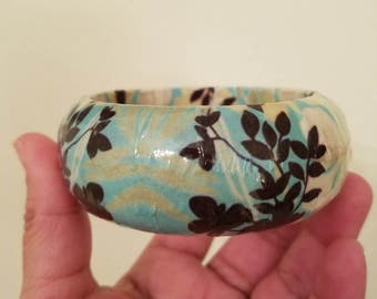 Paper mache jewelry | Etsy