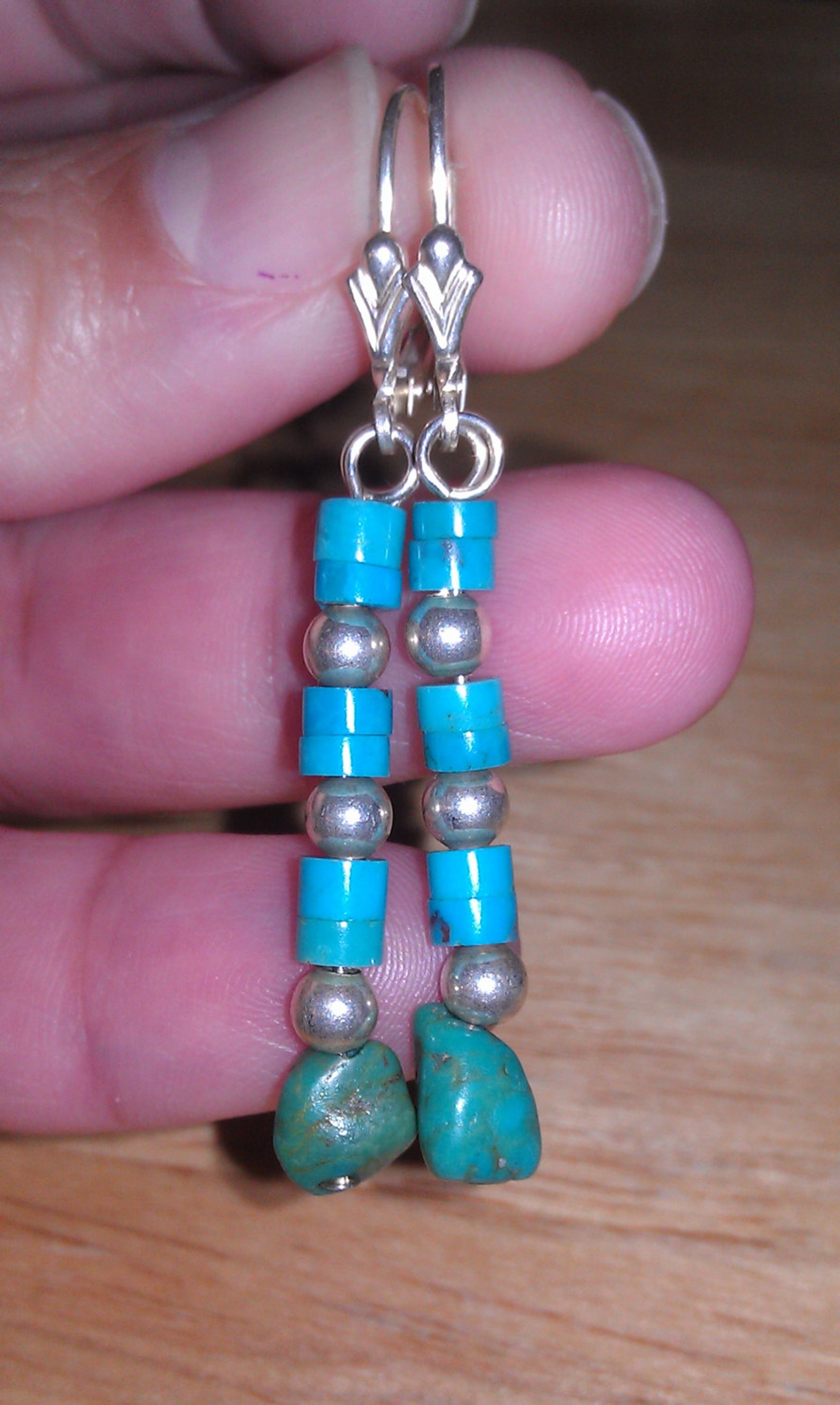 Beautiful Vintage Sterling Silver Native American Indian Turquoise ...