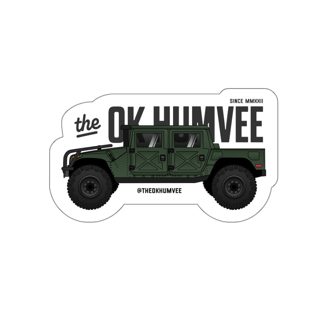 Humvee HMMWV Green Die-cut Sticker - Etsy