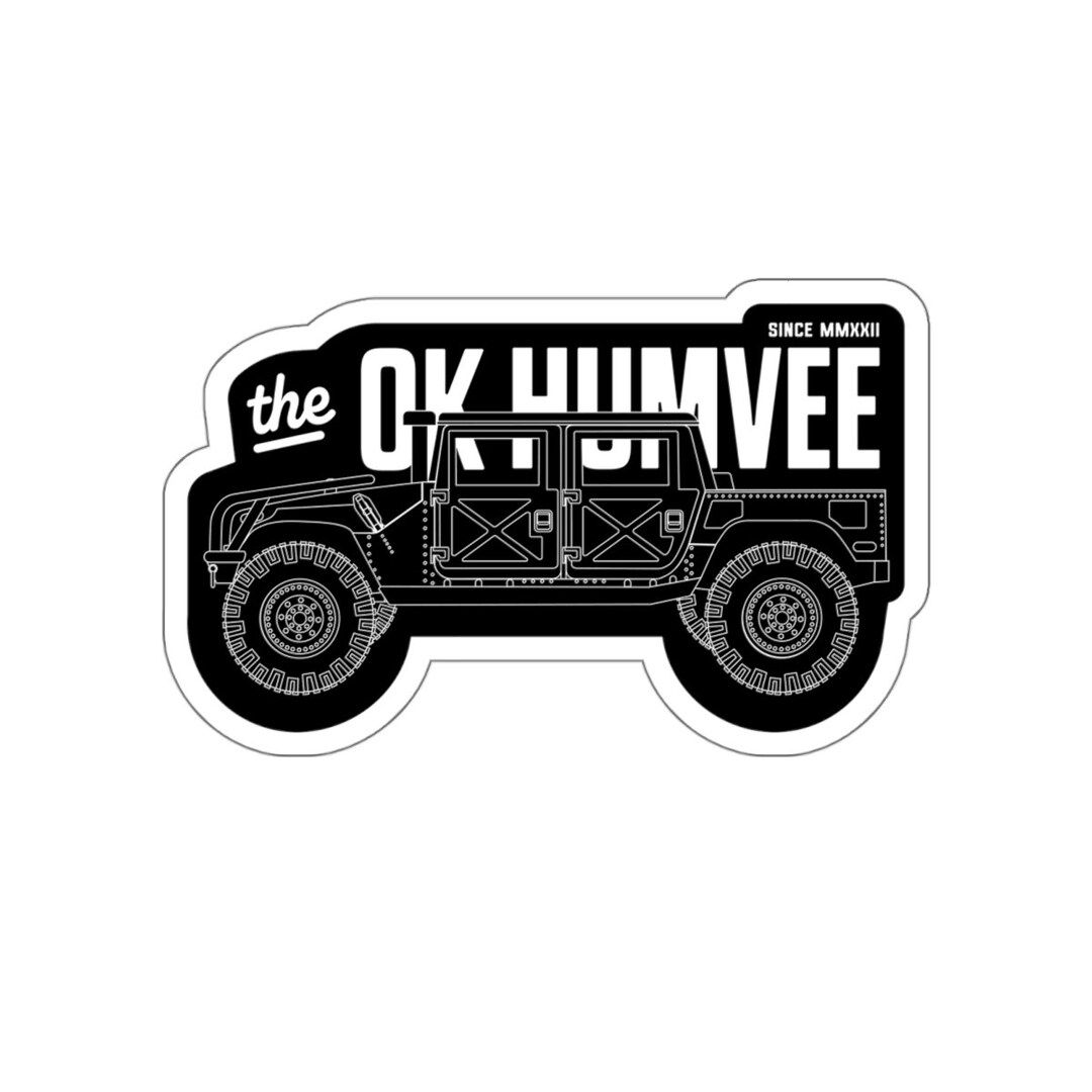 Humvee HMMWV Black & White Die-cut Sticker - Etsy