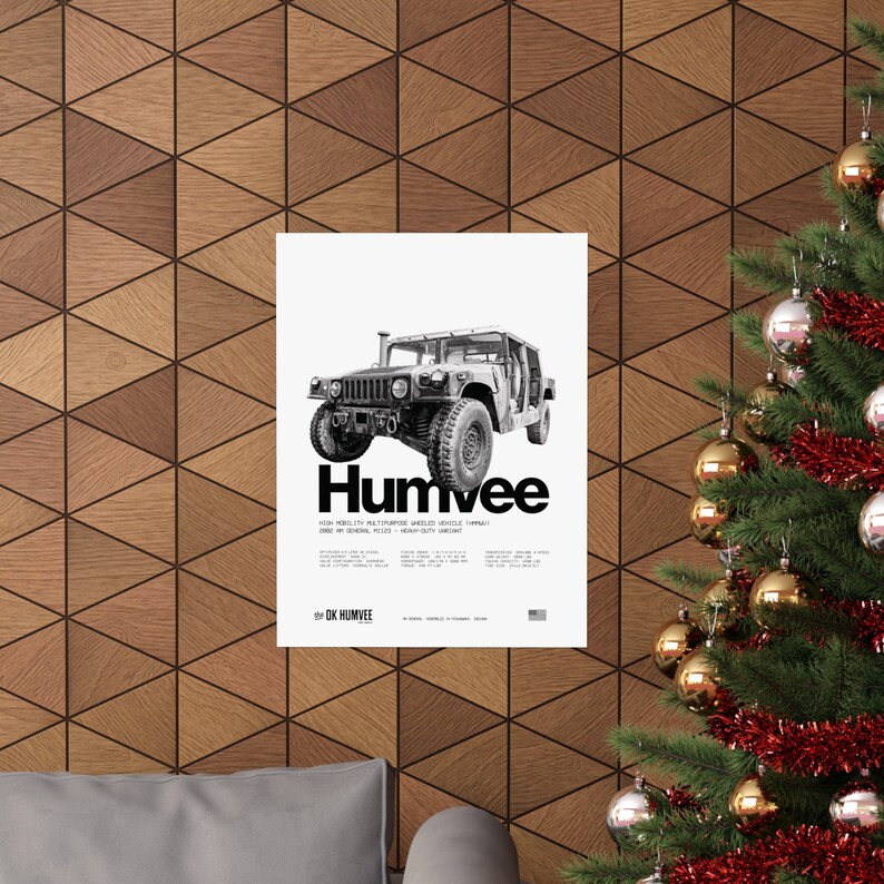 Humvee HMMWV Technical Poster - Etsy