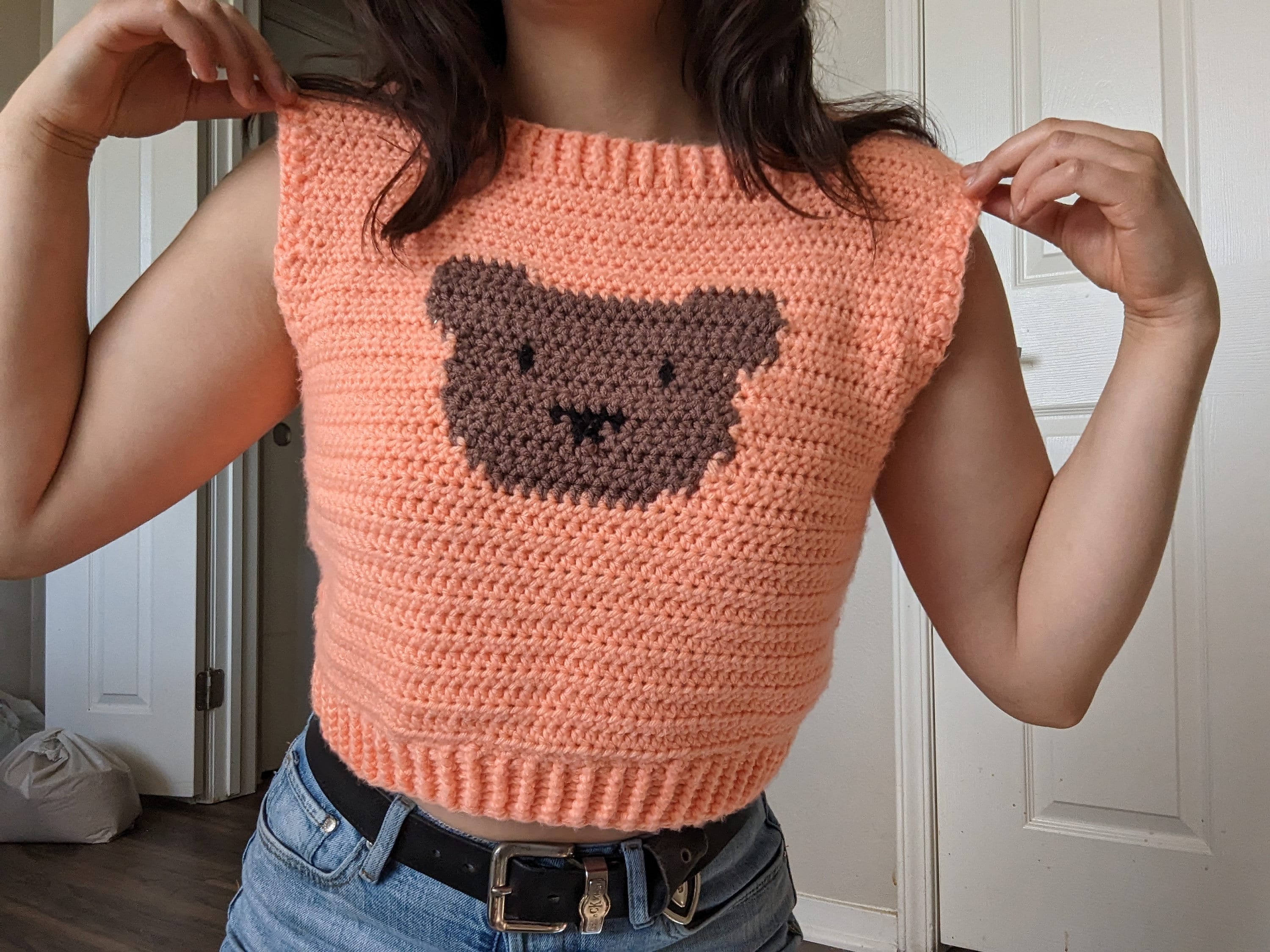 Teddy Sweater Vest Crochet Pattern - Etsy