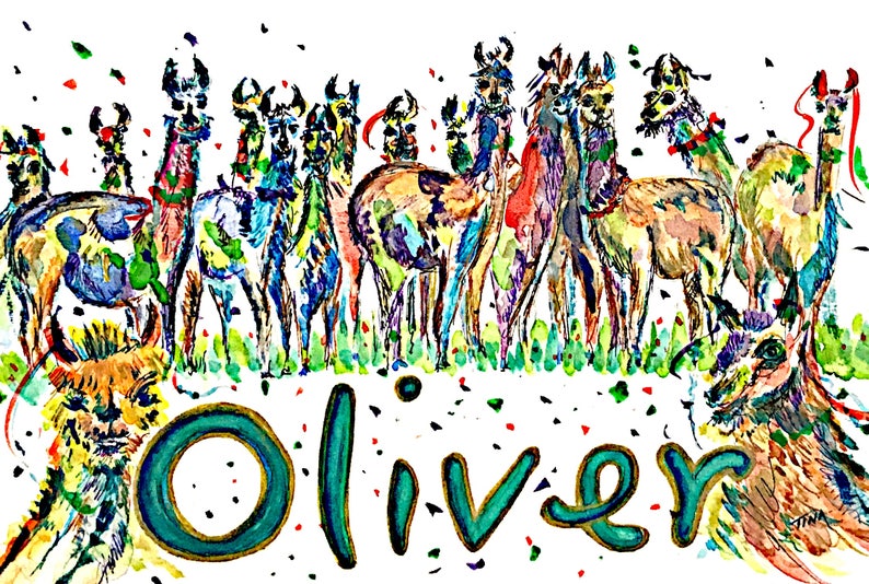 Name Art Examples: personalized names created individually | Etsy