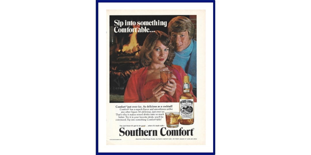 SOUTHERN COMFORT LIQUEUR Original 1979 Vintage Color Print ...