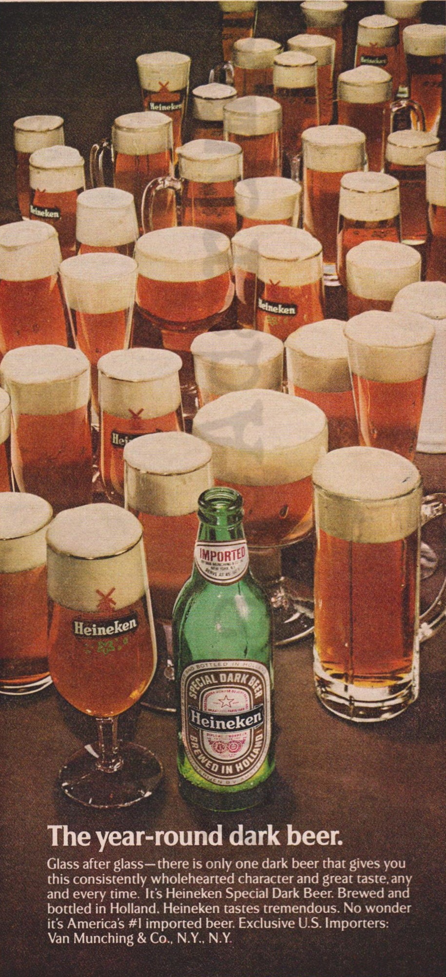 HEINEKEN SPECIAL DARK Beer Original 1978 Vintage Color Print ...