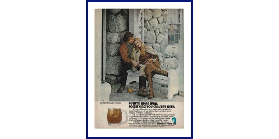 The RUMS of PUERTO RICO Original 1973 Vintage Color Print Advertisement ...