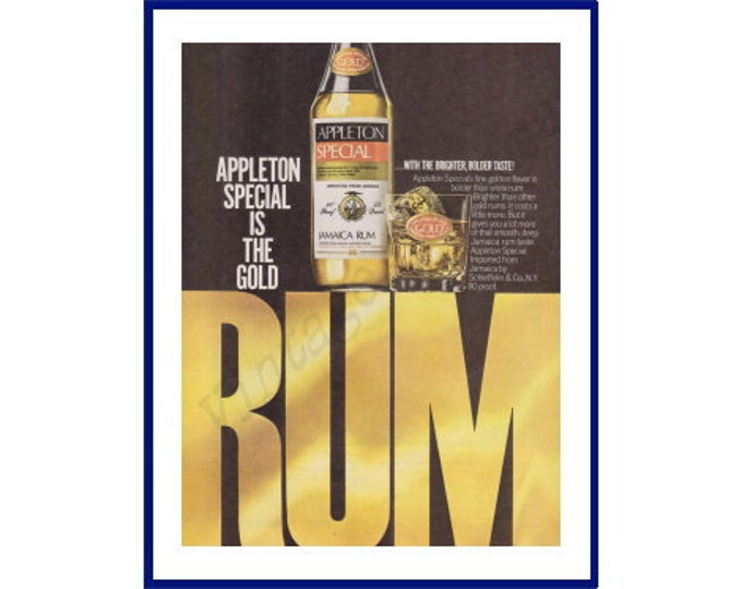 APPLETON SPECIAL Jamaica Rum Original 1978 Vintage Color Print - Etsy