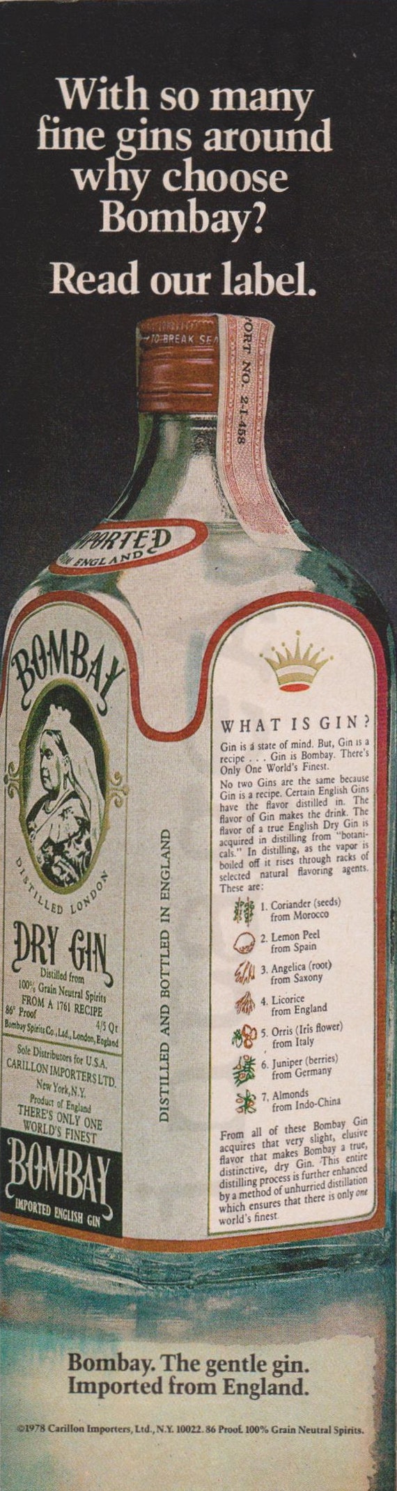 Antique Bombay Gin