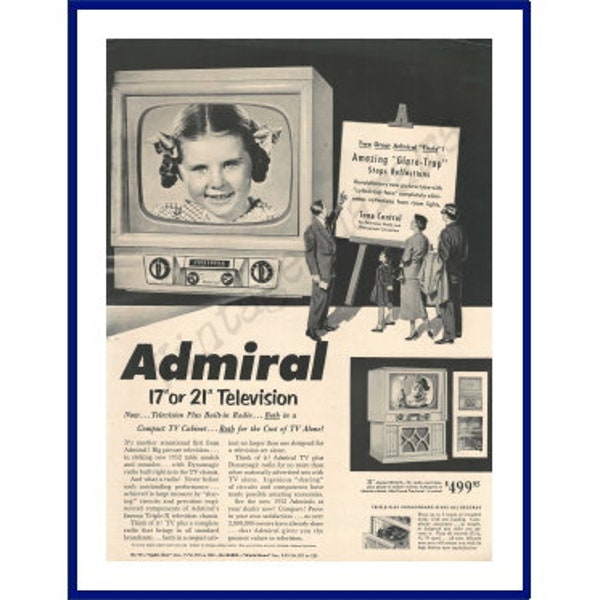 Admiral Tv - Etsy