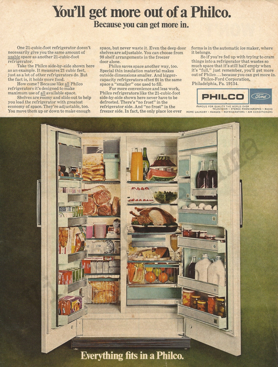 Philco Ford Refrigerator