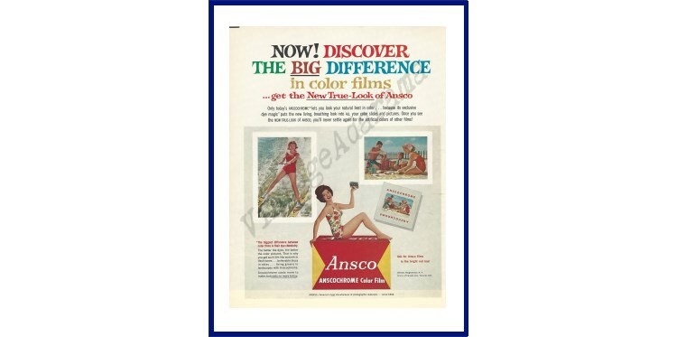 ANSCO COLOR FILM Original 1962 Vintage Extra Large Color Print - Etsy