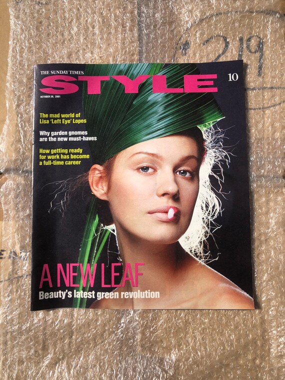 The Sunday Times Style Magazine October 28 2001 - Etsy