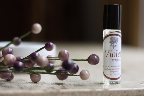 Violet Perfume Oil Light Spring Scent - Etsy