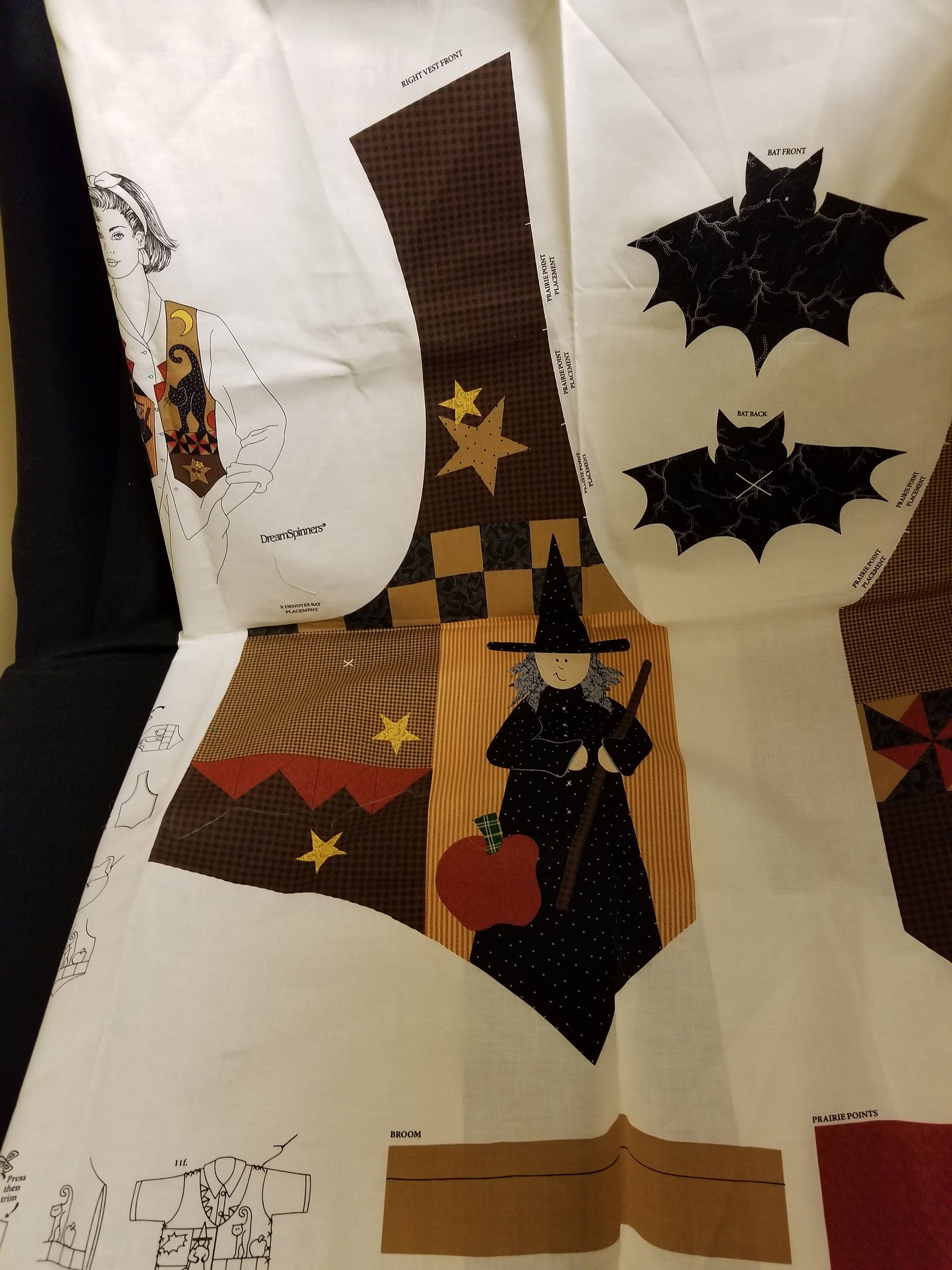 VIP Fabric Panel to Make a Halloween Vest - Etsy