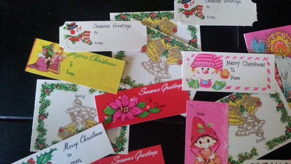 Vintage Christmas Gift Cards From the 1960's and | Etsy