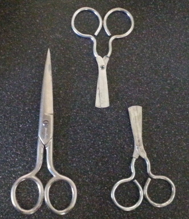 Scissors, Vintage Childrens Scissors, Eversharp Scissors,safety ...