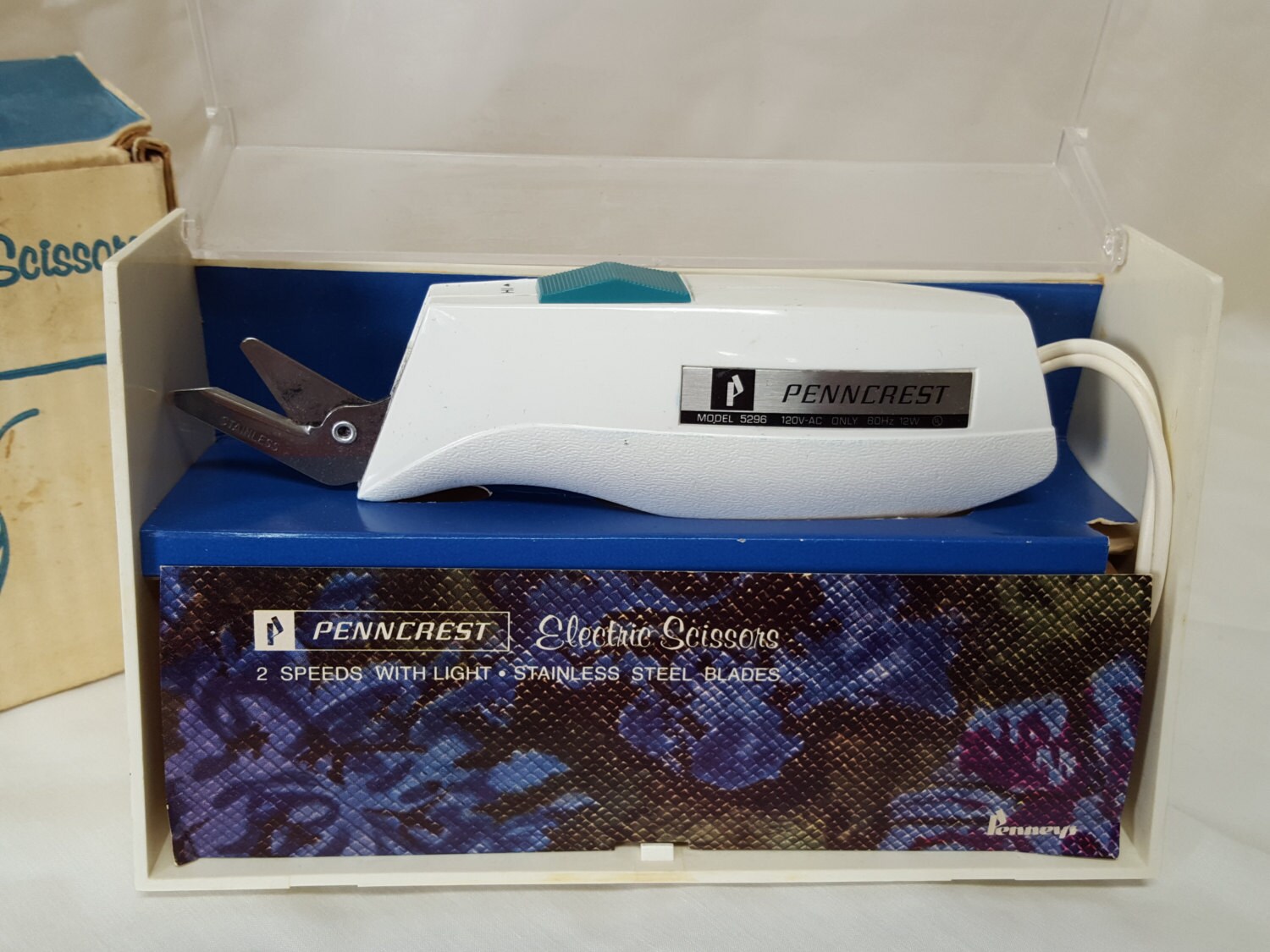 Electric Scissors From Penncrest Two Speed With Light From the 1960's ...