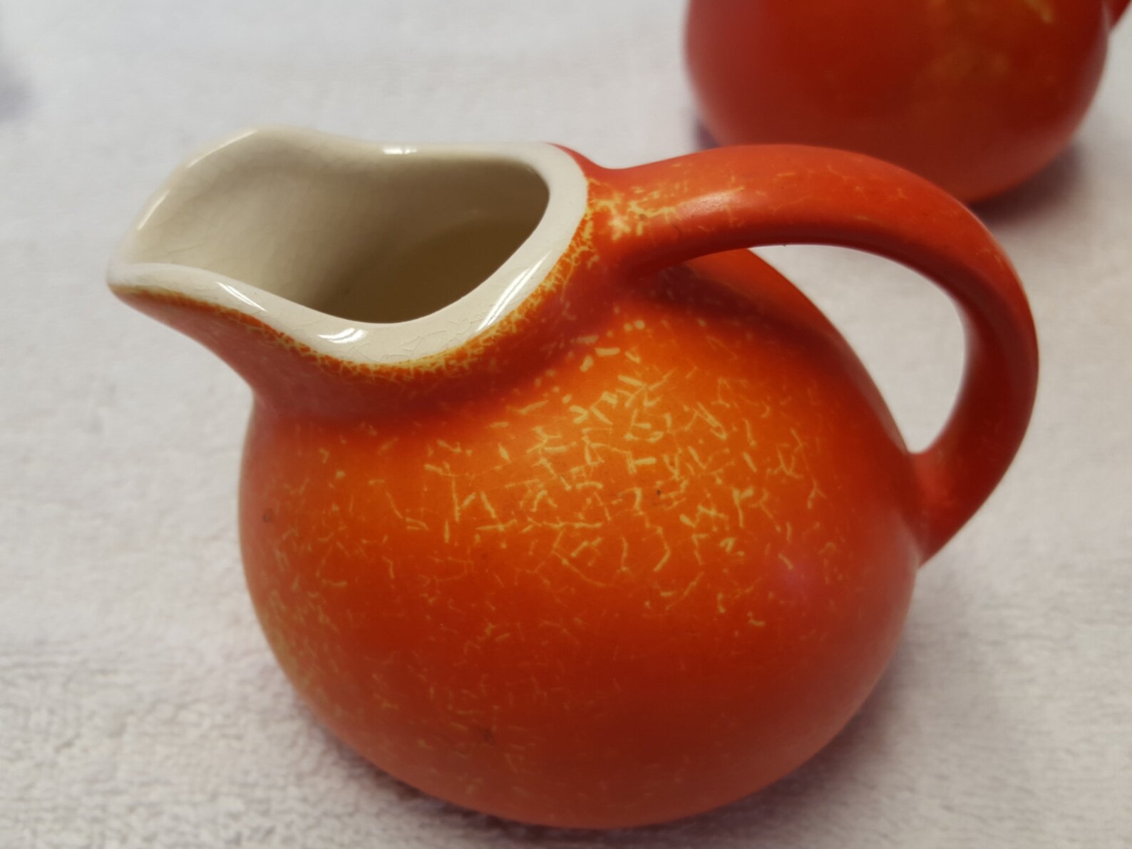 Ceramic Pitchers, Three Small Red, One With a Decal - Etsy