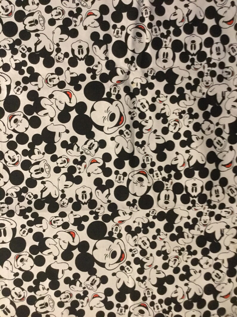 Mickey Mouse Fabric - Etsy