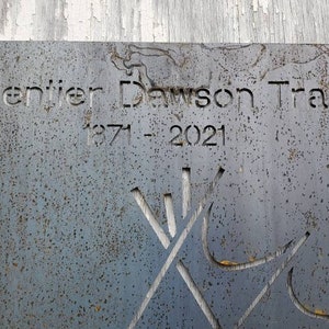 Dawson Trail 150th Metal Mural Commemorative Plaque Wall Mount - Etsy ...