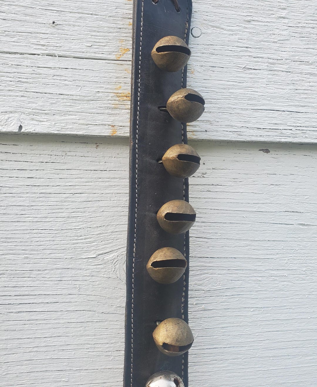 Sleigh Bells Horse Regalia Holiday Traditions Leather Brass and Silver ...